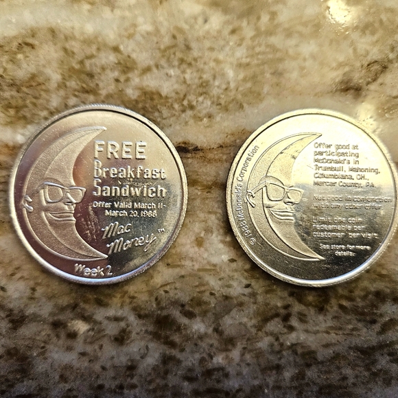 McDonald's | Other | Mcdonalds 988 Vintage Free Breakfast Sandwich ...